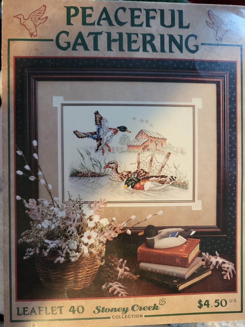 Vintage Stoney Creek - Cross Stitch Pattern Book - Peaceful Gathering ...