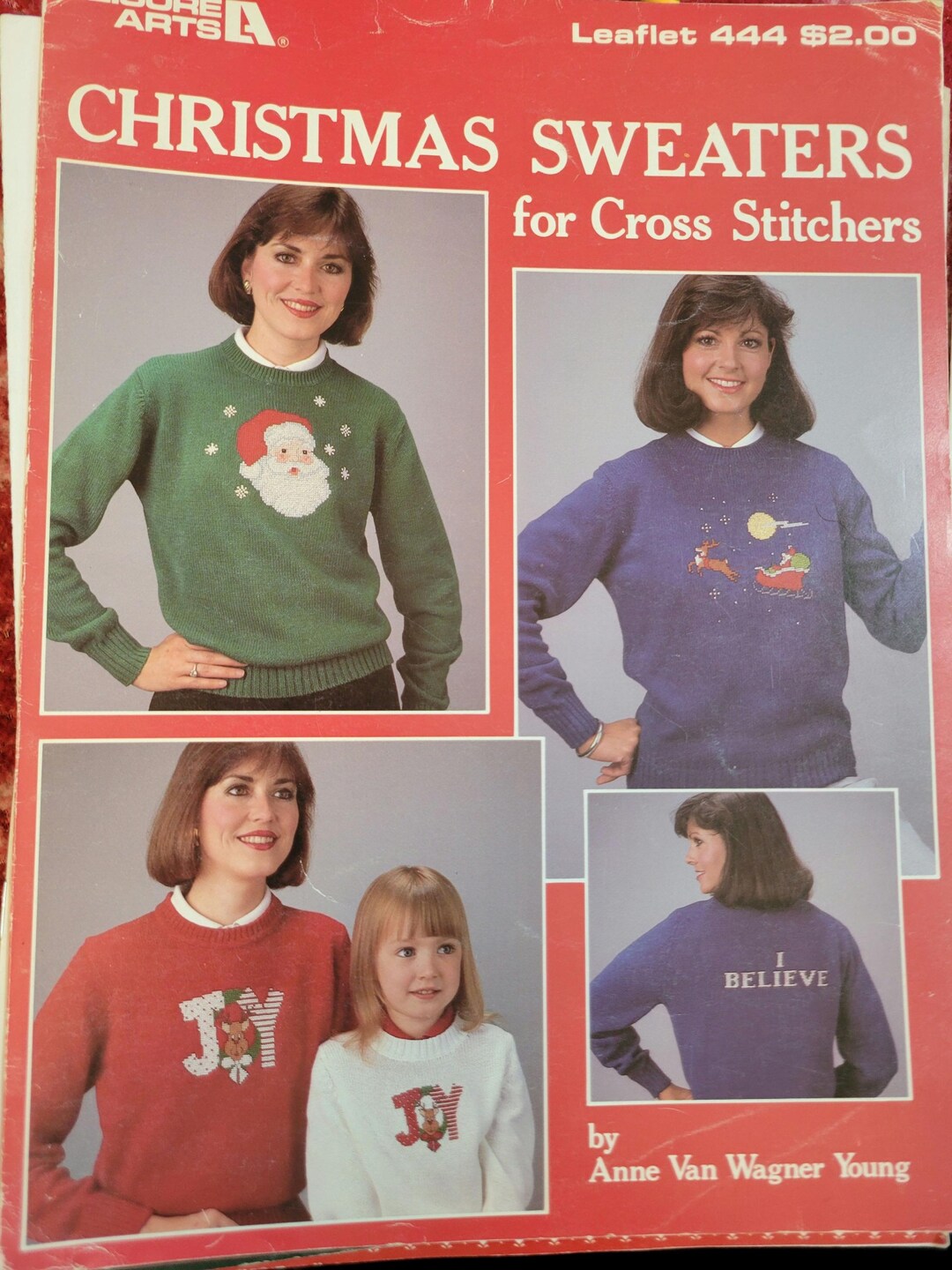 Leisure Arts Christmas Sweaters Cross Stitch Pattern Book. FREE ...