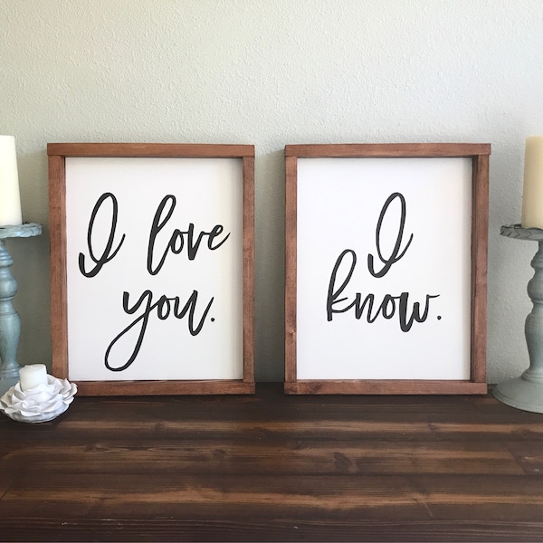 I Love You I Know - Etsy