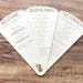 Sets of 10 Petal Panel Wedding Program Fan - Etsy