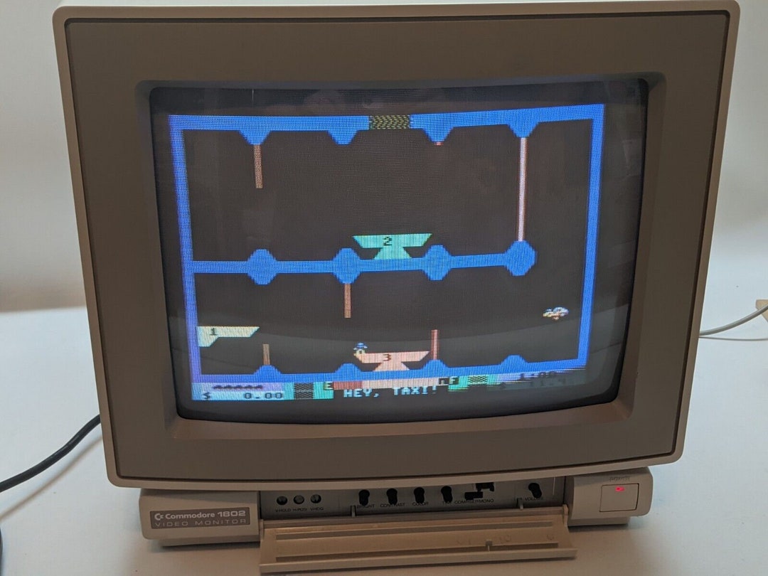 Commodore 64 Color Monitor IN BOX Model 1802D Tested Working - Etsy