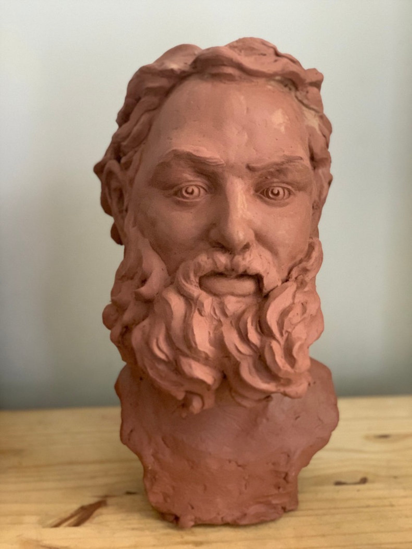 Custom Sculpture Bust Plaster Portrait Optional Patina | Etsy