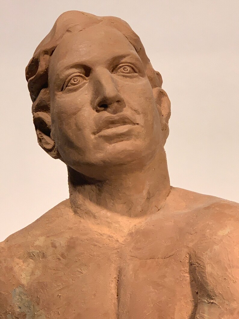 Custom Sculpture Bust Plaster Portrait Optional Patina | Etsy