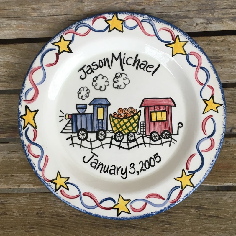 Train Plates - Etsy