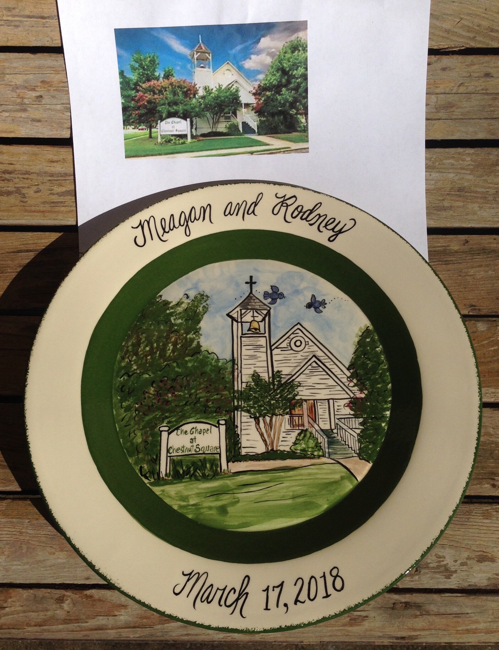 Church Plate Personalized Wedding Plate | Etsy