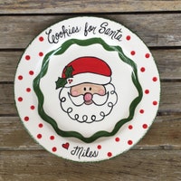 Ceramic Santa - Etsy