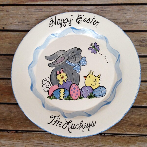 Easter Plate - Etsy