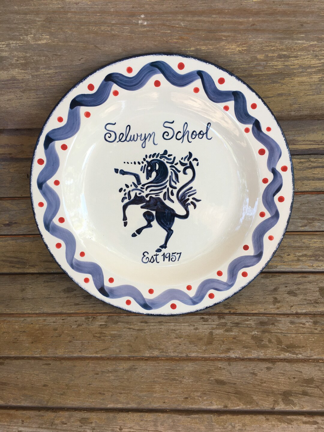 Logo Plate Personalized With Your Logo and Name Ceramic Plate - Etsy