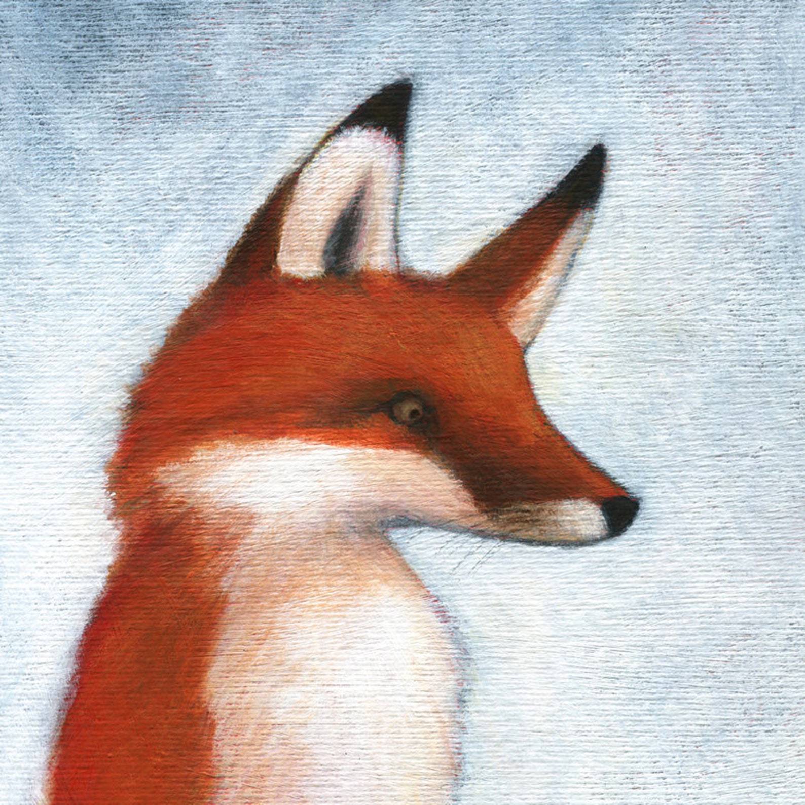 FOX Art PRINT NURSERY Decor Children Room Illustration. Fox - Etsy