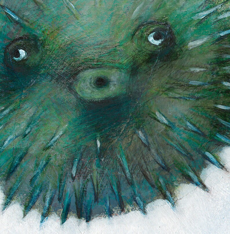 CHILDREN POSTER, PUFFER Fish Illustration. Art Print, Nursery Decor ...