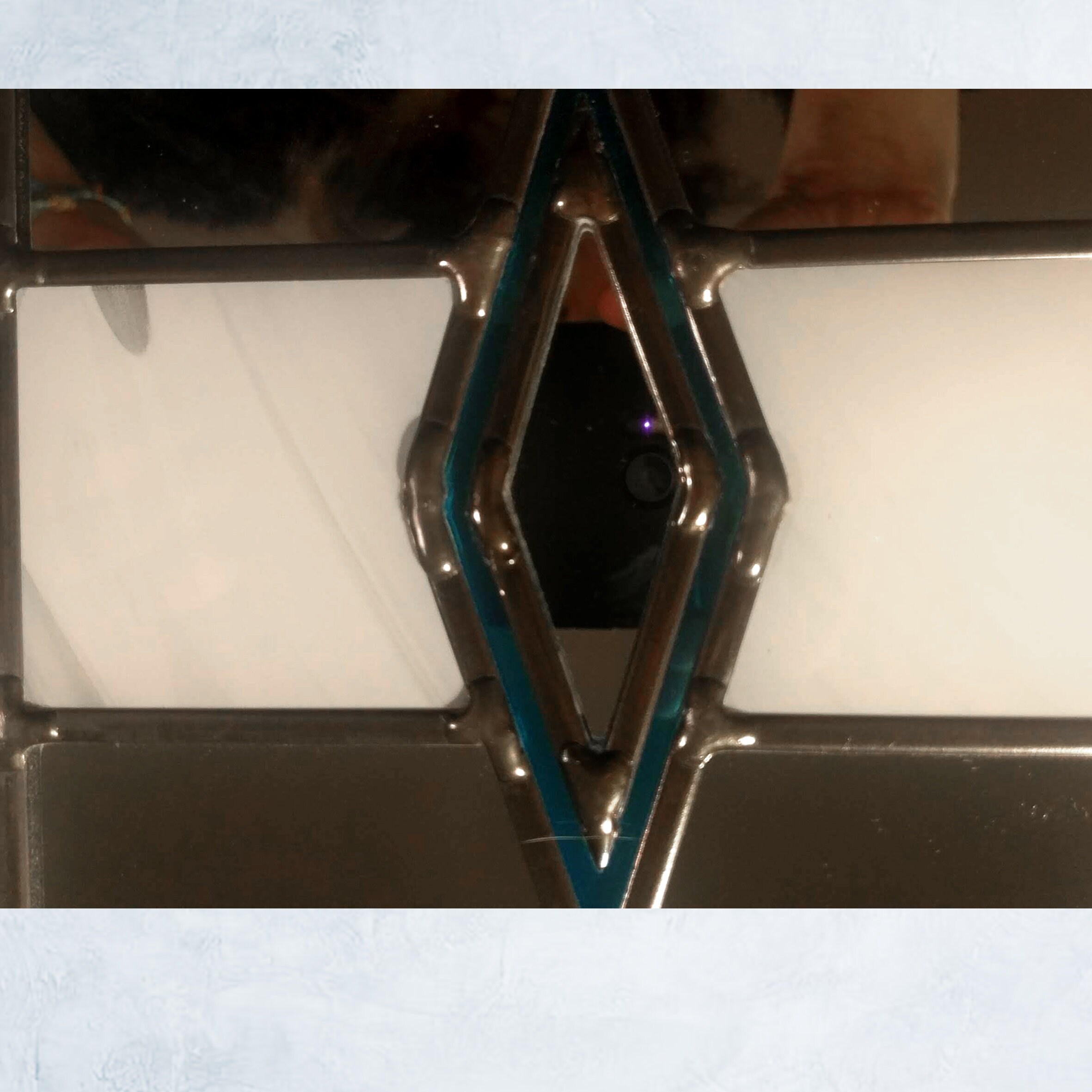 Celtic Design Lead Overlay Stained Glass Mirror - Etsy UK