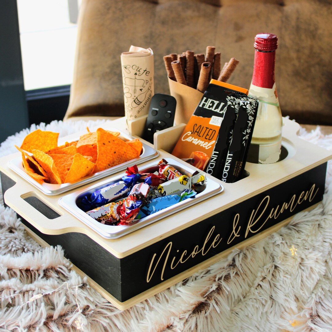 Personalized Couch Bar | Snack Box | Snack Bar | Couch Butler ...