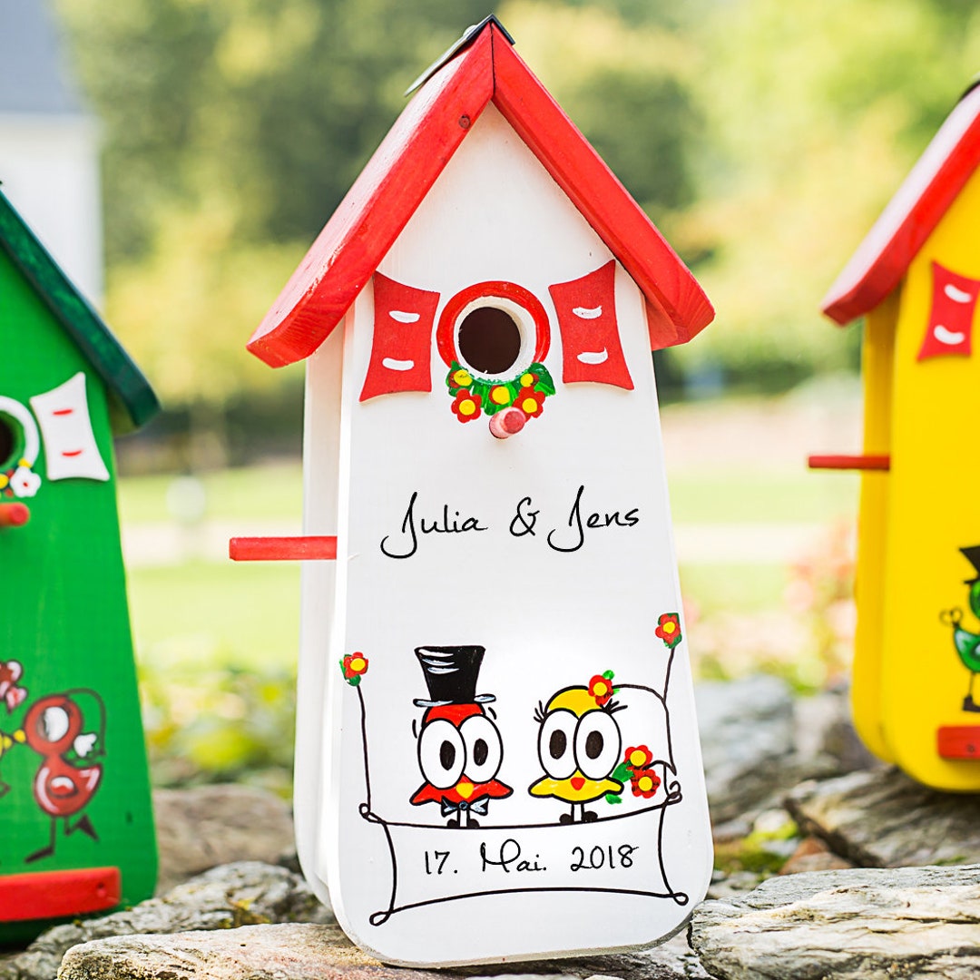 Birdhouse Wedding, Wedding Gift, Bird Villa, Money Packaging Wedding ...