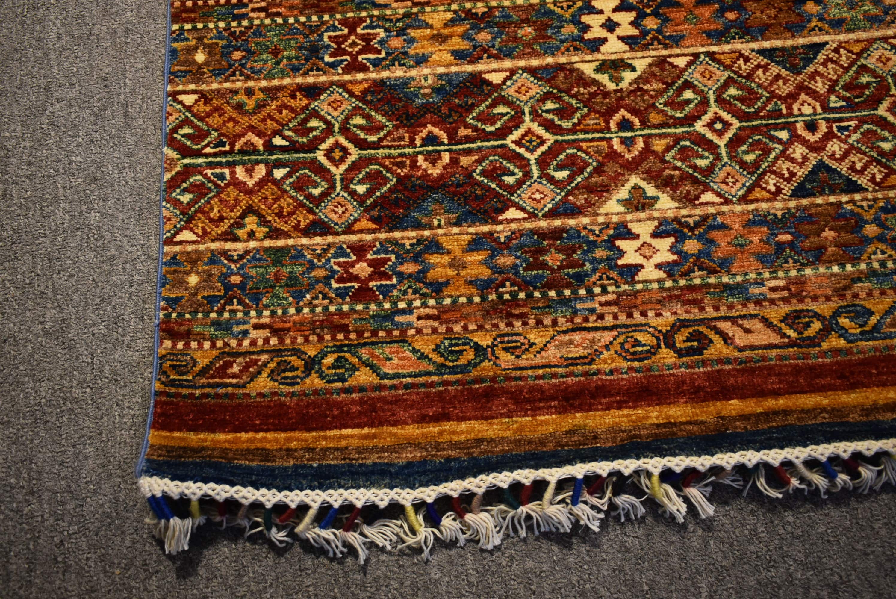 Tribal Hazaragi Contemporary Design Gabbah Super Kazaak Runner Rug - Etsy