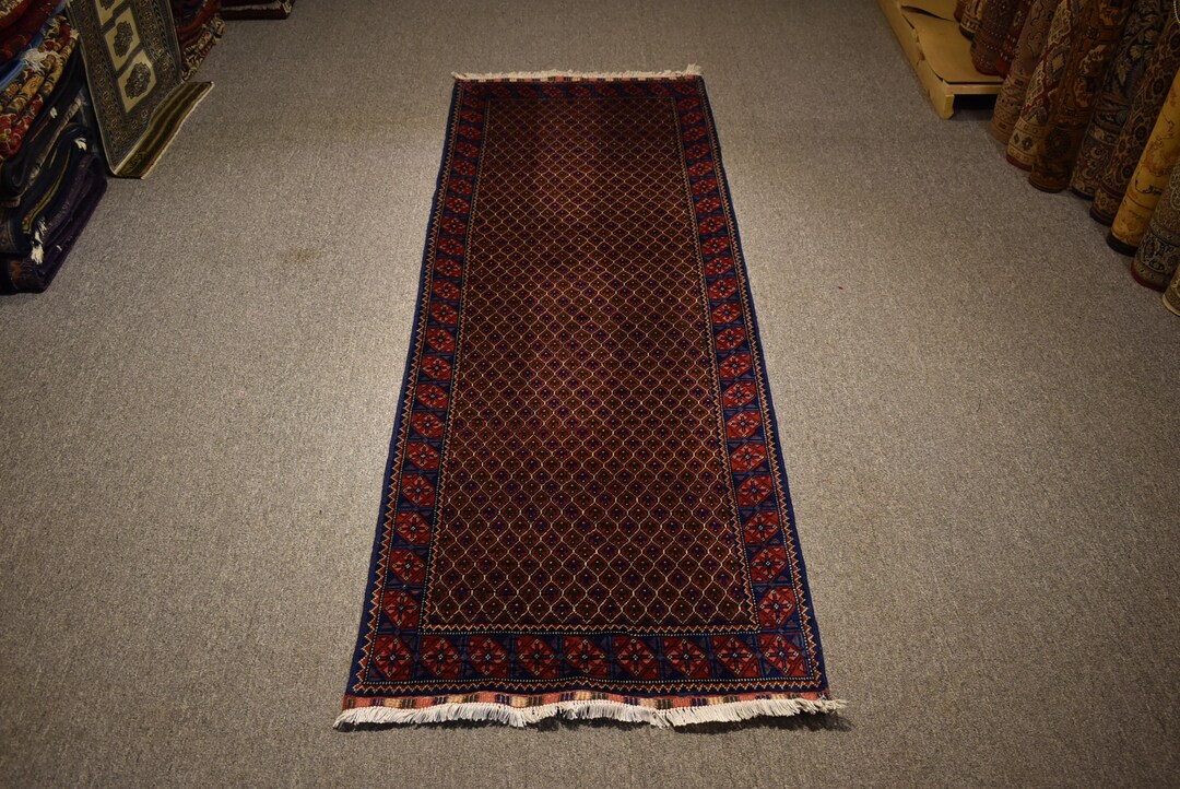 Afghan Turkmentribal Mahi Mahi Fish Design Runner Rug - Etsy
