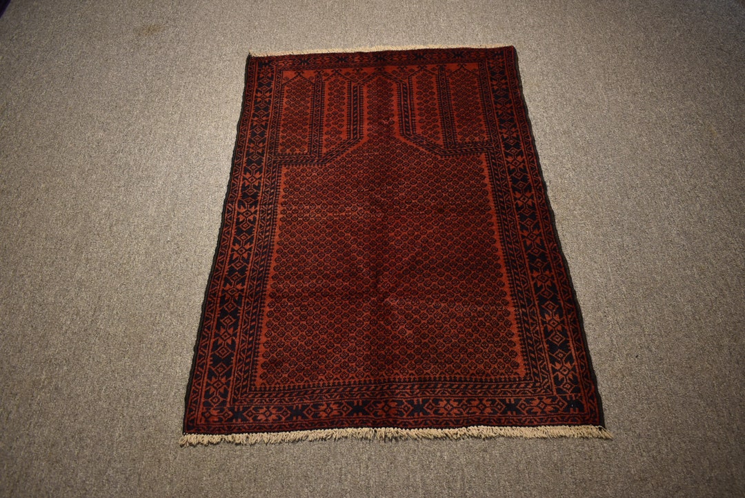 Beautiful Hand Knotted Tribal Baluchi Prayer Rug - Etsy