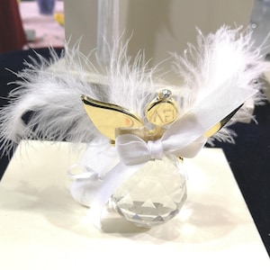 Angel Crystal Baptism Favors Ornament Giveaway Baby Shower Party ...