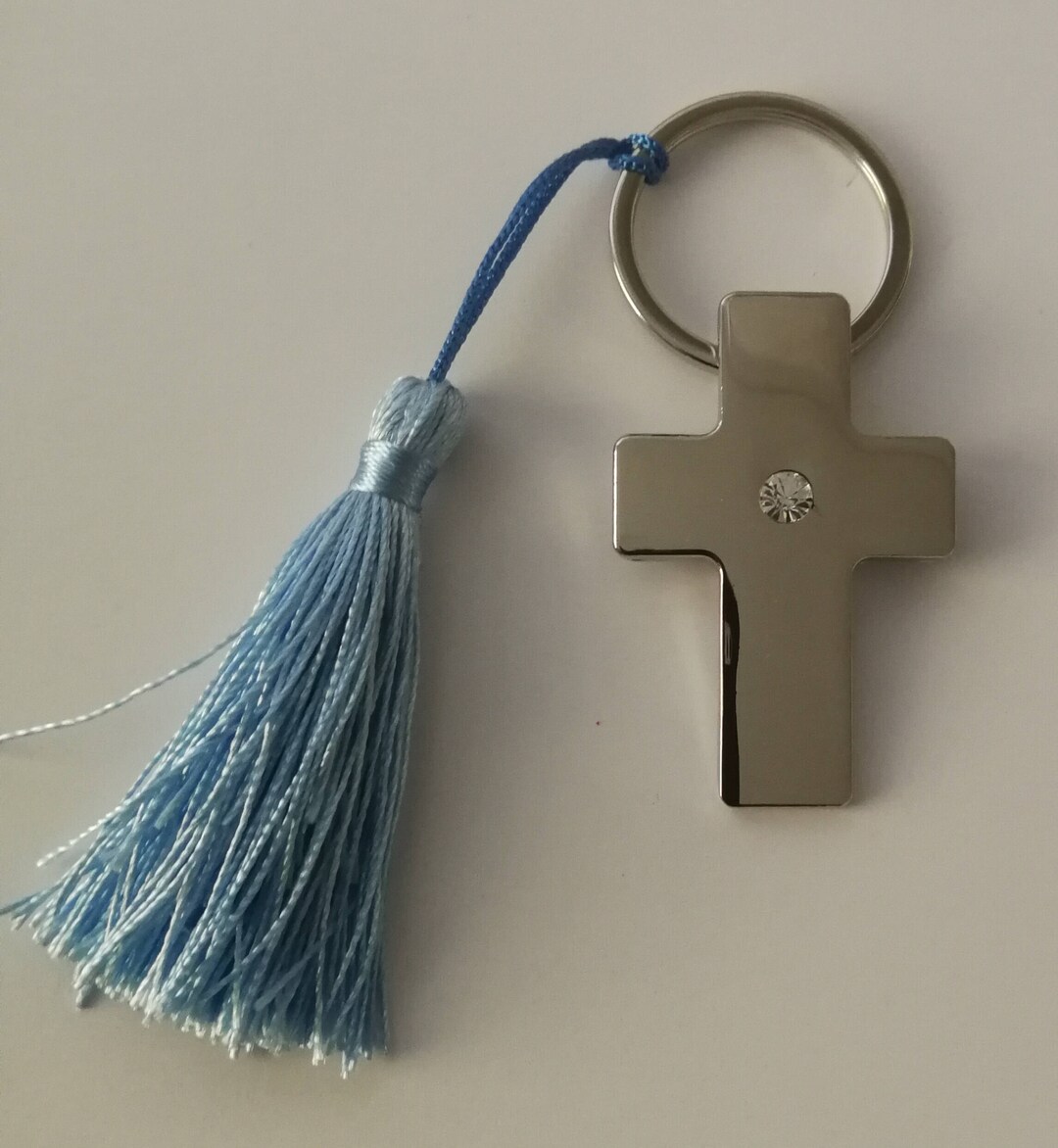 Cross Keychain Favors 30-150 Religious Souvenirs Greek Baptism ...