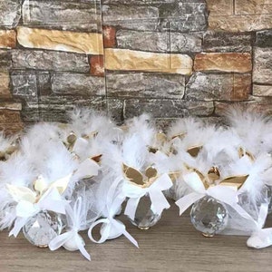 Angel Crystal Baptism Favors Ornament Giveaway Baby Shower Party ...