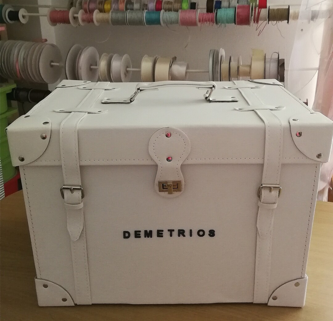 Personalized Keepsake Bag Greek Baptism Baby Boy Baptism Suitcase Blue ...