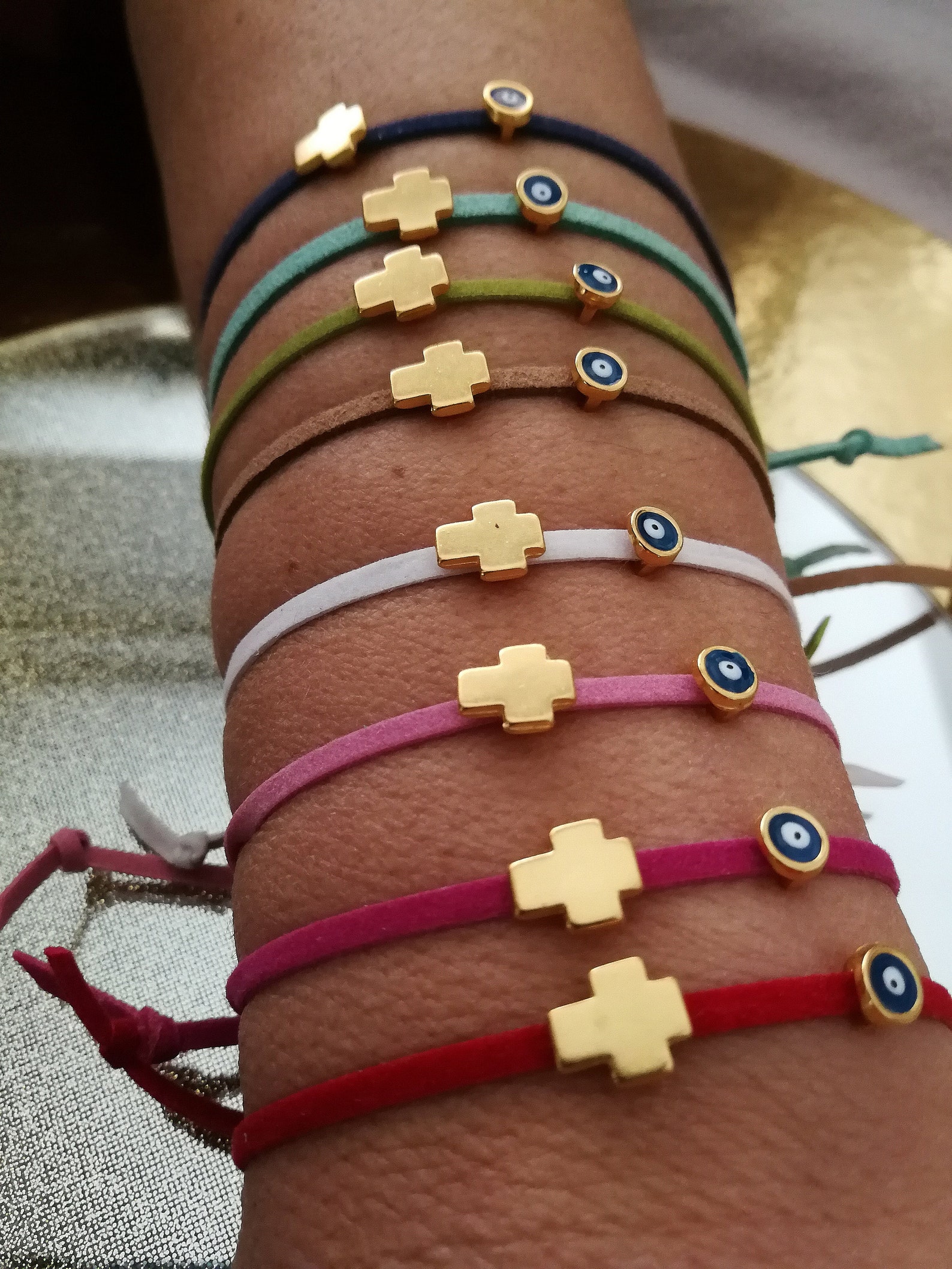 24k Gold Greek Favors Baptism Martyrika Guests Gifts Bracelets Greek ...