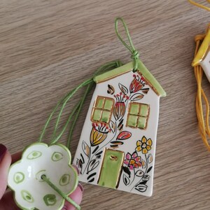 Wild Flowers Greek Pottery Favors House Ornament Baptism Souvenirs ...