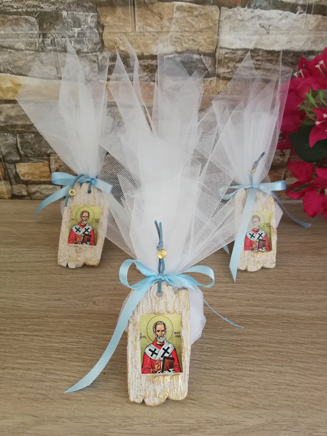 Choose Saint Icons Custom Favors Personalized Greek Baptism Favors ...