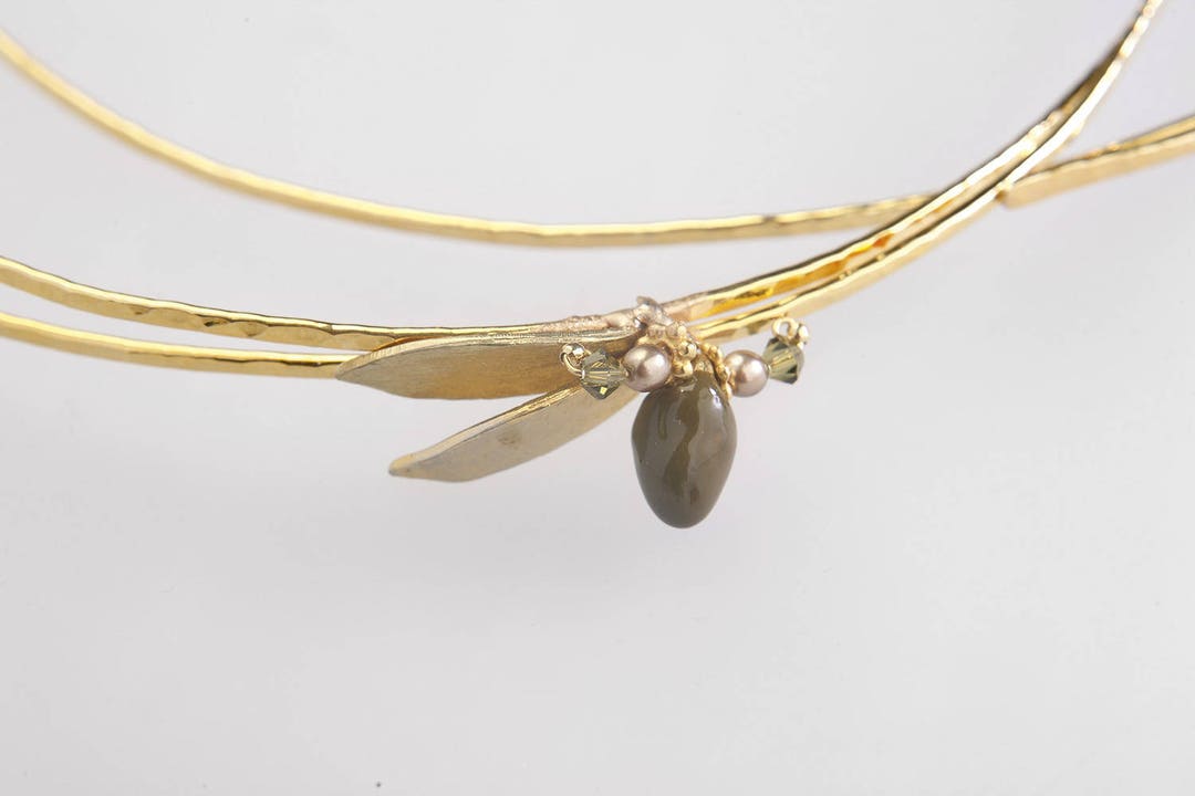 24k Gold Grecian Stefana Wedding Crowns Greek Stefana Orthodox Wedding ...