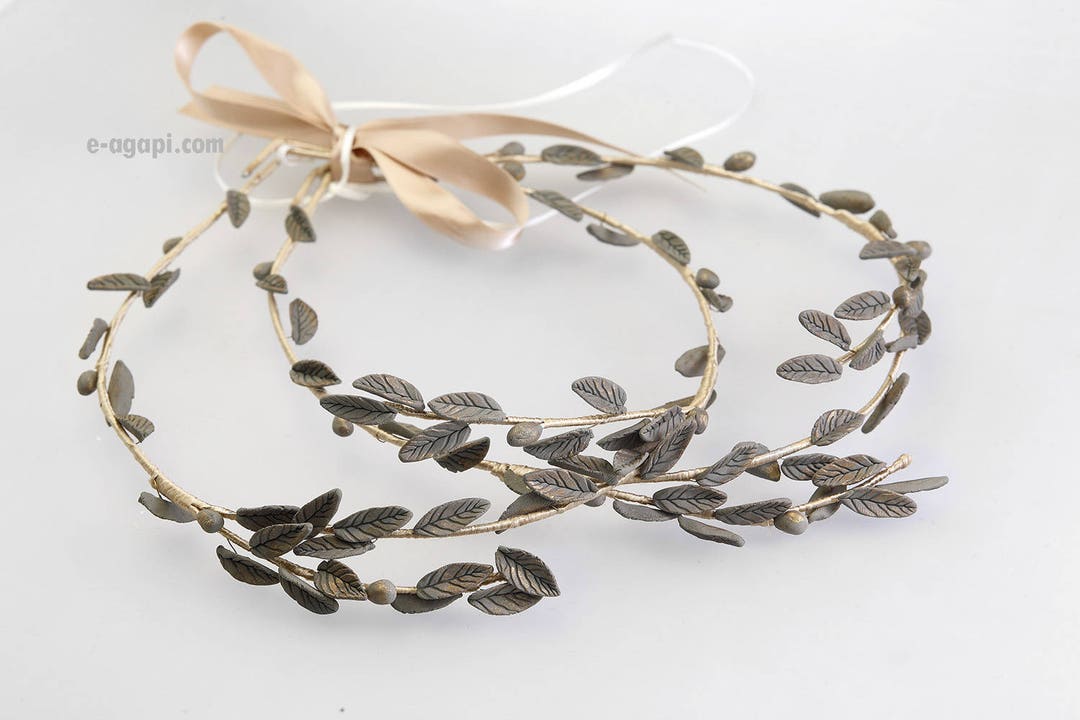 Stefana Wedding Crowns Greek Stefana Orthodox Wreaths Bracelets ...