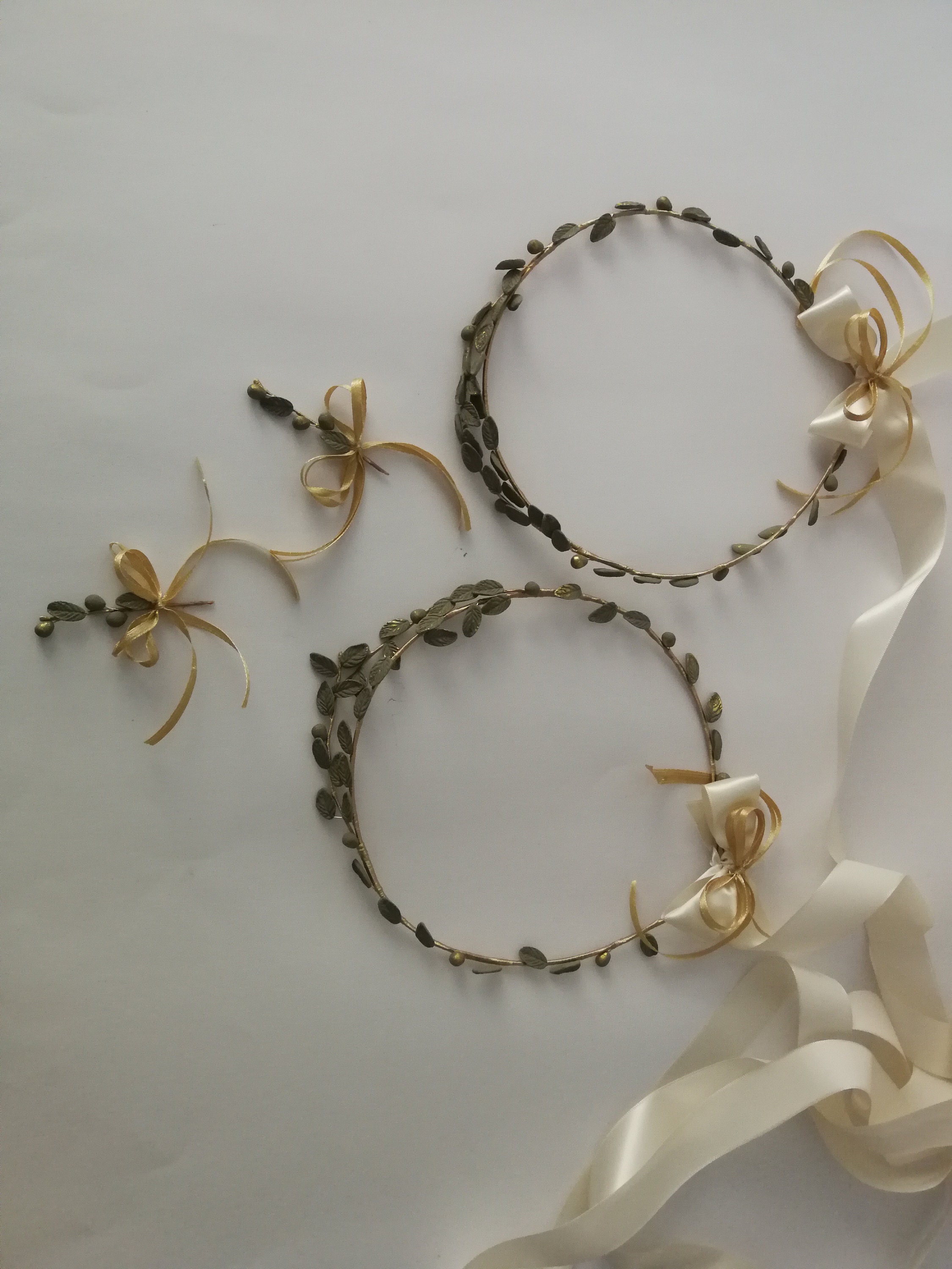 Stefana Wedding Crowns Greek Stefana Orthodox Wreaths - Etsy