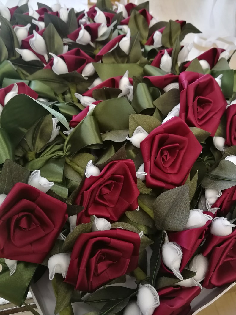 Red Roses Unique Wedding Favors Bomboniere Giveaway Guests - Etsy