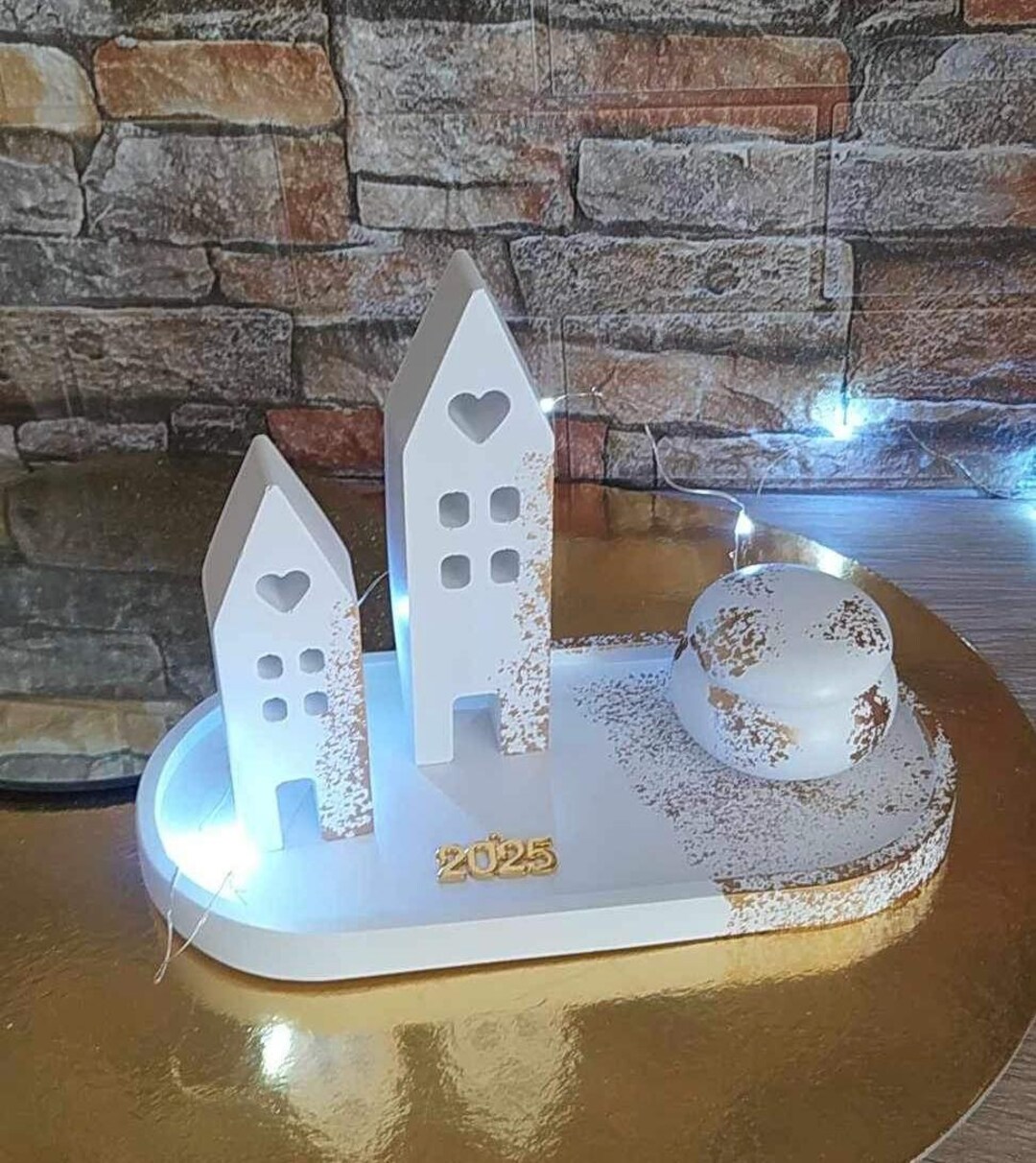 Houses Ceramic Ornament 2025 Greek Gouri New Year Good Luck Gouri New ...