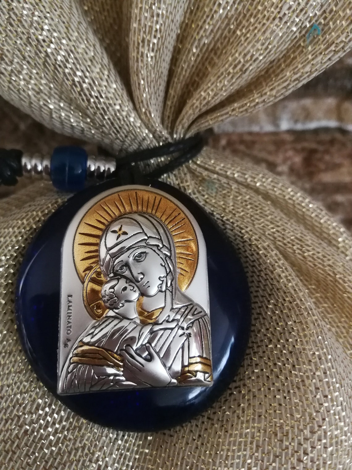 Silver 925 Mary and Jesus Favors Icons Pouch Baptism Souvenirs - Etsy