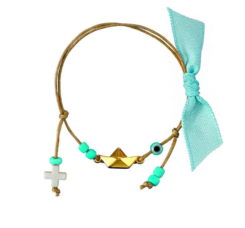 50 Baptism Favors Witness Pins Bracelets Greek Baptism Martyrika Cross ...