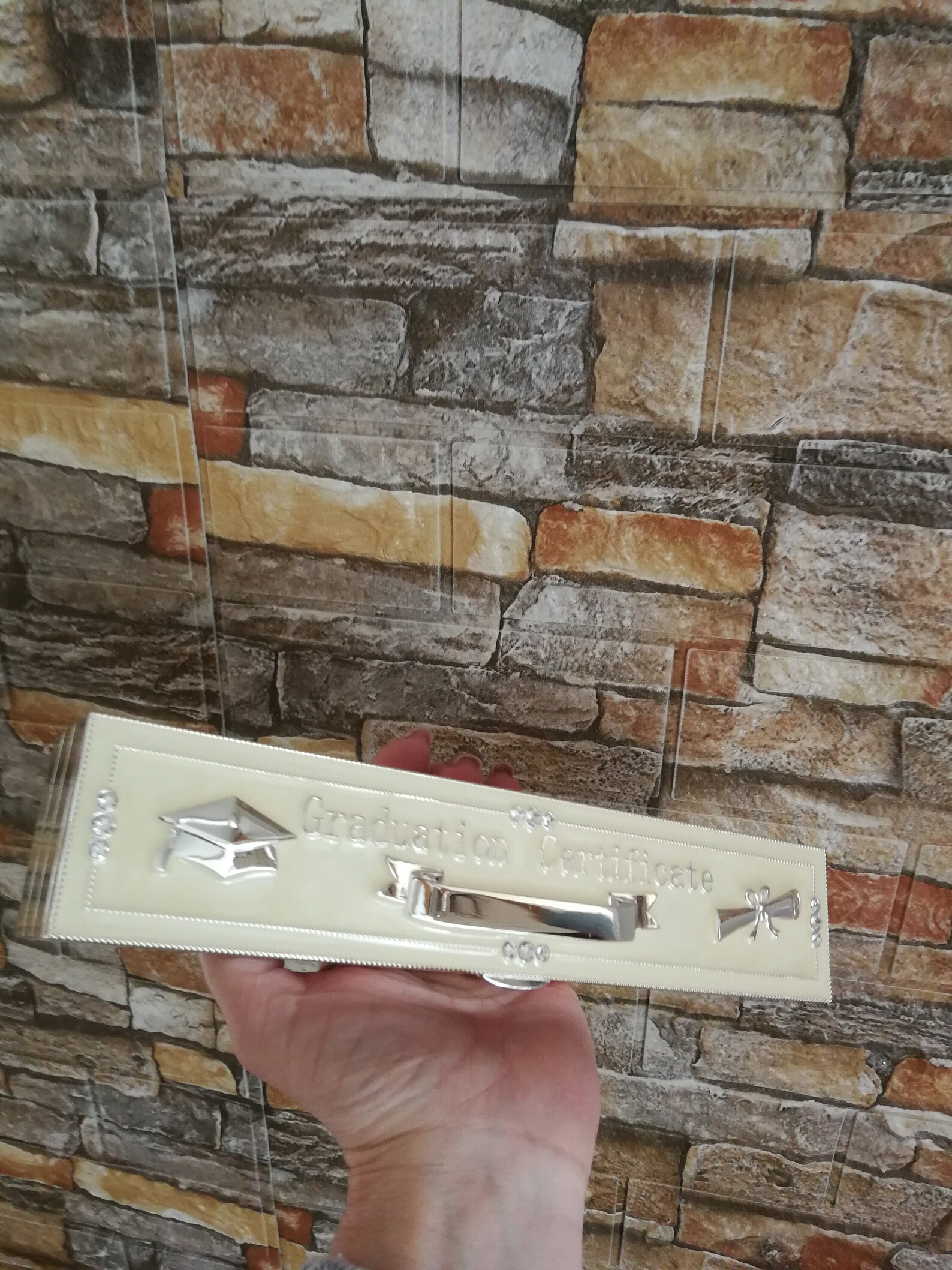 Graduation Certificate Box With Crystals Enamelled Metal Box - Etsy