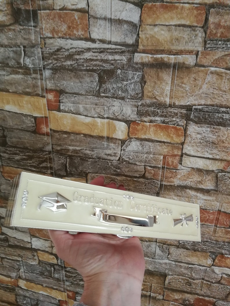 Graduation Certificate Box With Crystals Enamelled Metal Box - Etsy