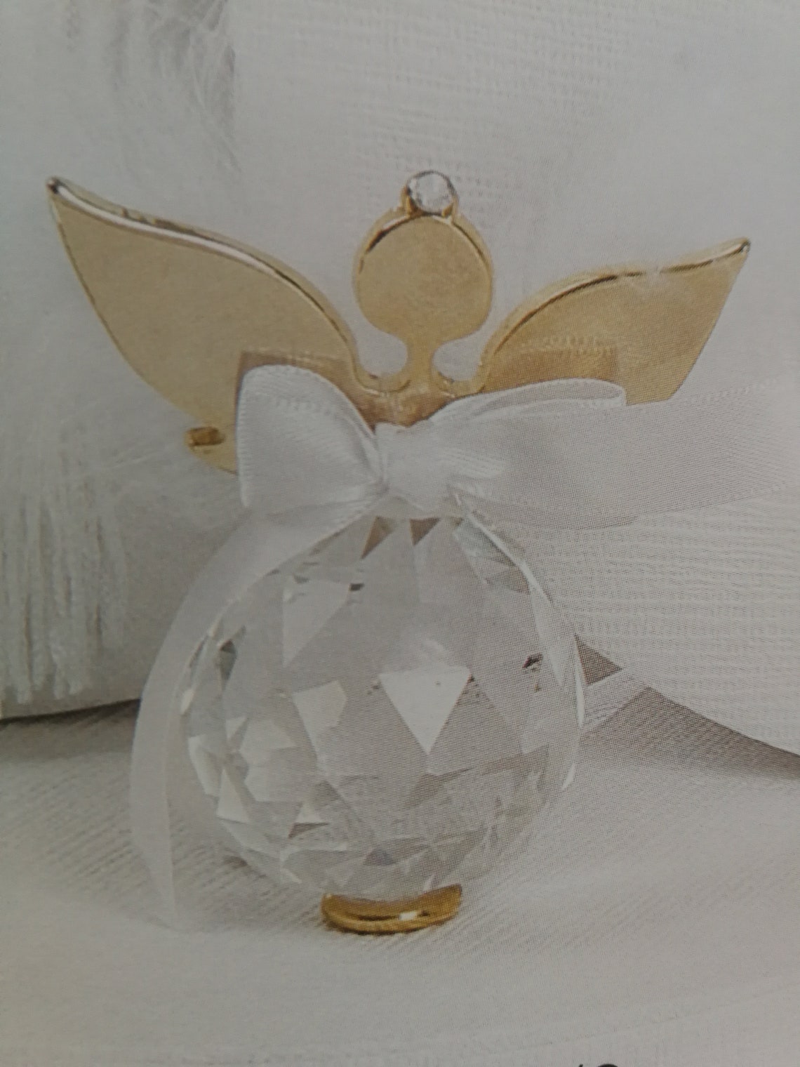 Angel Crystal Baptism Favors Ornament Giveaway Baby Shower Party ...