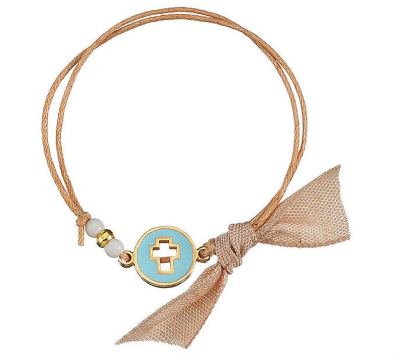 50 Baptism Favors Witness Pins Bracelets Greek Baptism Martyrika Cross ...