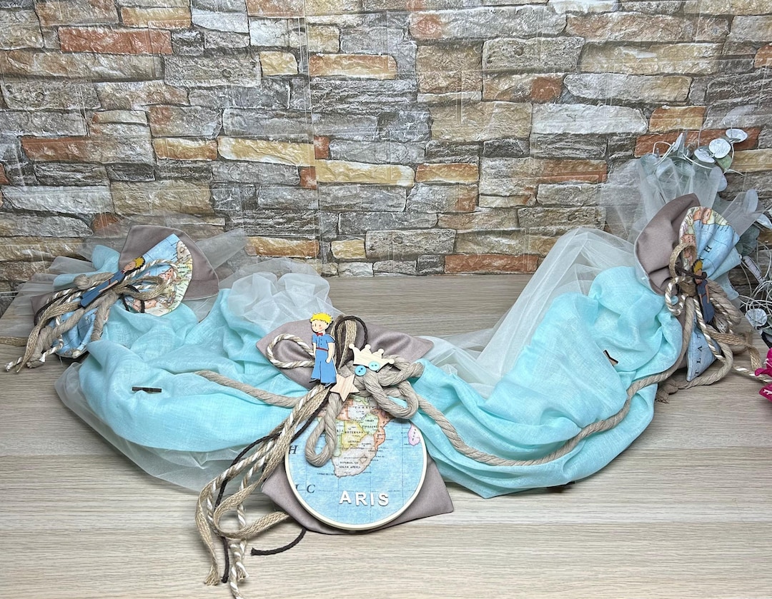 Little Prince Garland Christening Tub Decoration Greek Baptism Church ...