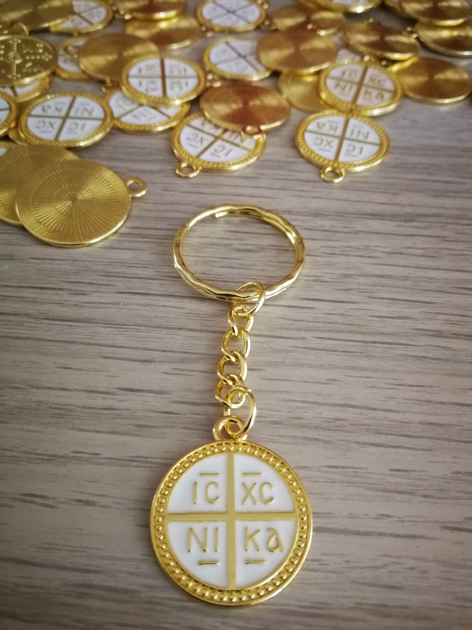 Byzantine Cross Keychain Favors Konstantinato Martyrika Greek - Etsy