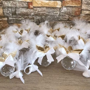 Angel Crystal Baptism Favors Ornament Giveaway Baby Shower Party ...