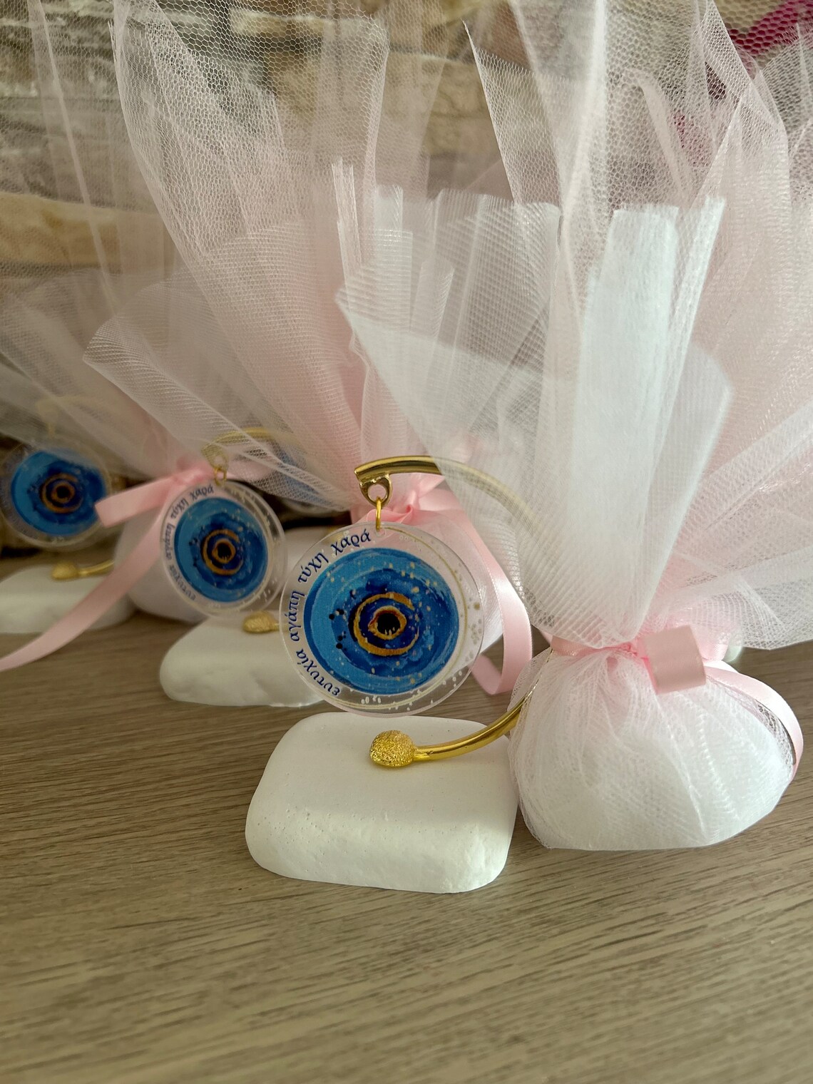 Greek Wishes Evil Eye Favors Ornament Baptism Bomboniere Greek ...