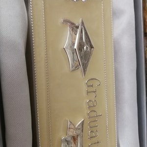 Graduation Certificate Box With Crystals Enamelled Metal Box Unique ...