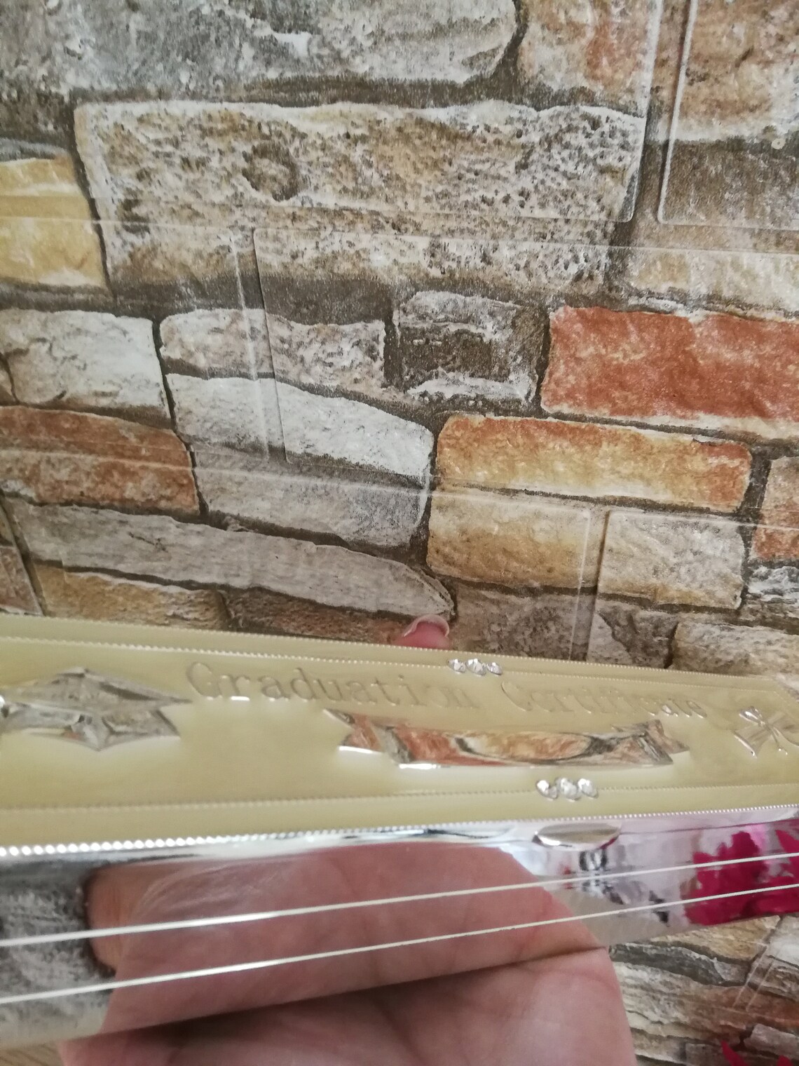 Graduation Certificate Box With Crystals Enamelled Metal Box - Etsy