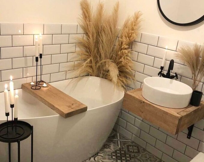 Small Rustic Wash Stand Shelf Washstand Sink Unit Hand Crafted - Etsy