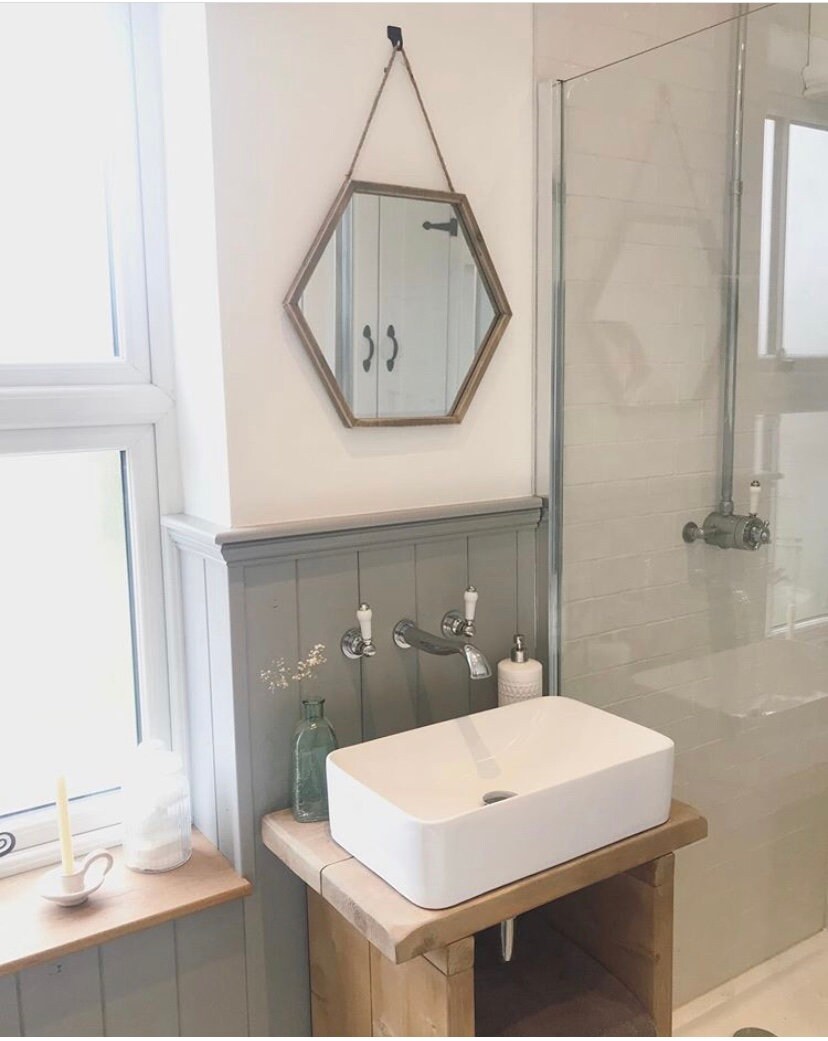 Rustic Bathroom Sink Unit Basin Vanity Wash Stand Rustic Furniture ...