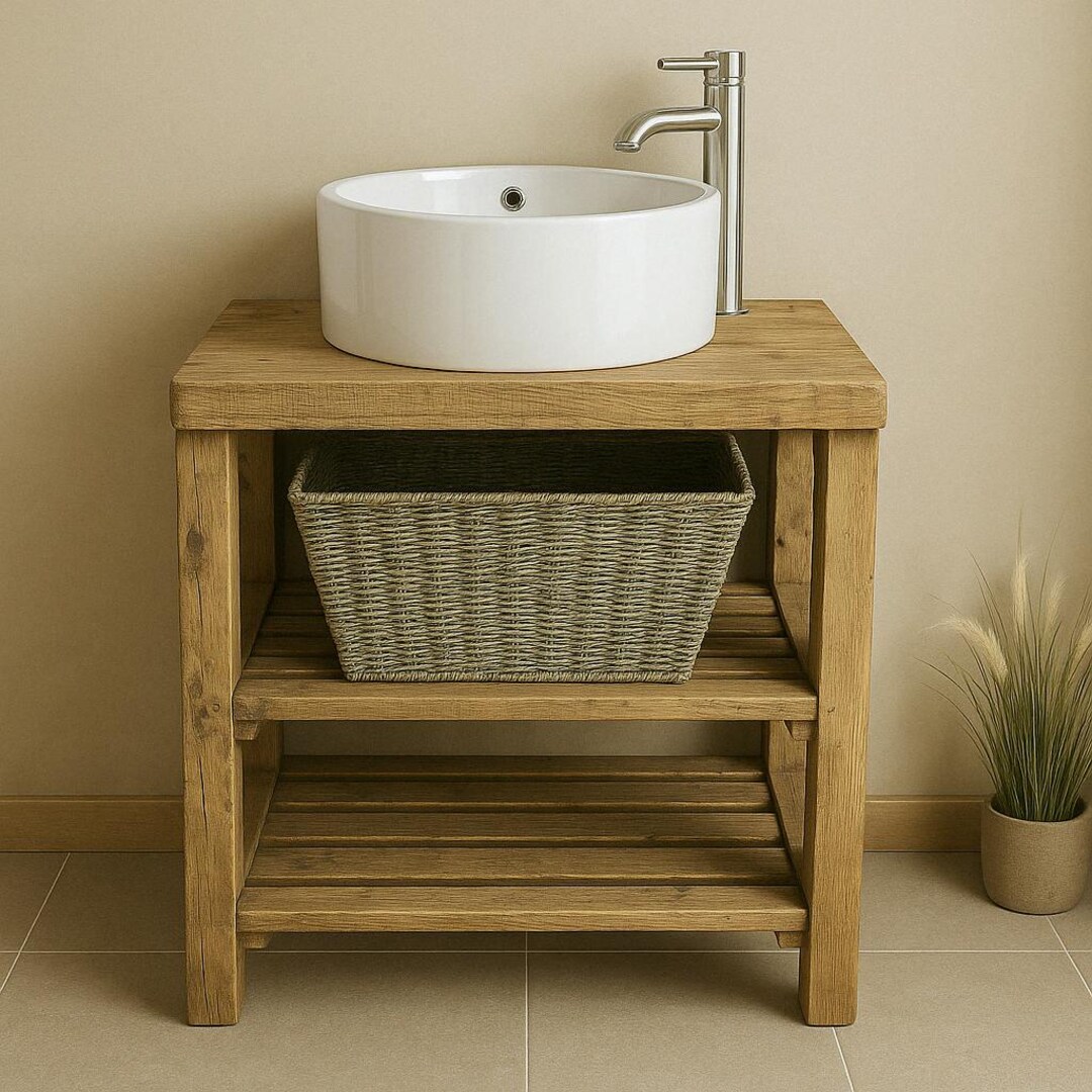 Rustic Wash Stand Sink Unit Wash Stand Hand Crafted Bathroom Vanity ...