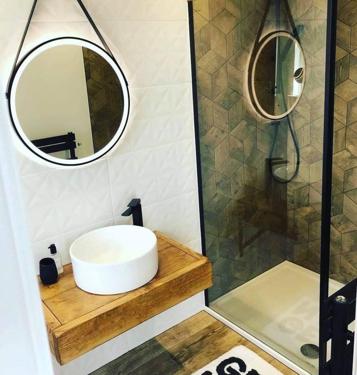 Small Rustic Wash Stand Shelf Washstand Sink Unit Hand Crafted - Etsy