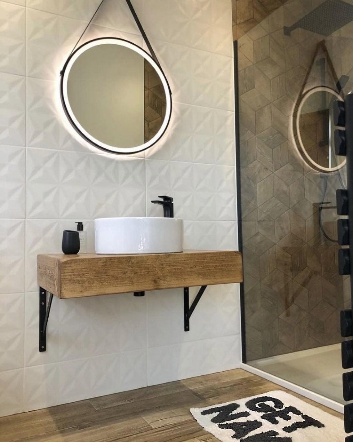 Small Rustic Wash Stand Shelf Washstand Sink Unit Hand Crafted - Etsy