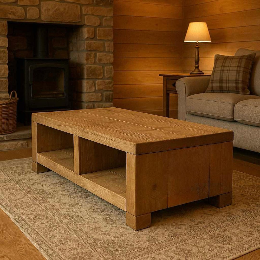 The DORSET Coffee Table Hand Crafted Rustic Shabby Chic HANDMADE Solid Wood - Etsy UK